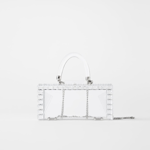 Zara | Bags | Zara Transparent Rigid Mini Box Bag | Poshmark